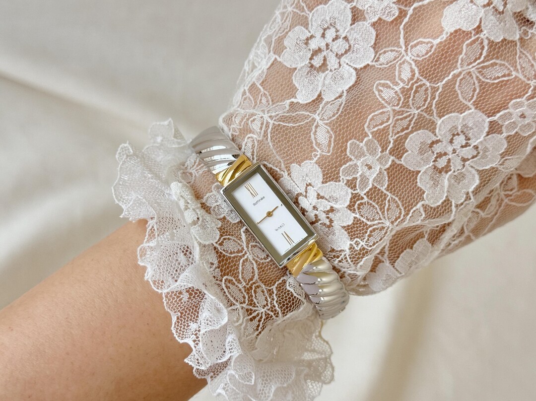 Raffinee WAKO by Seiko Silver & Gold Tone Women Watch, 925 Silver Watch ...