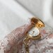 Vintage ITRACO Pocket Watch With Floral Design Quartz Watch - Etsy