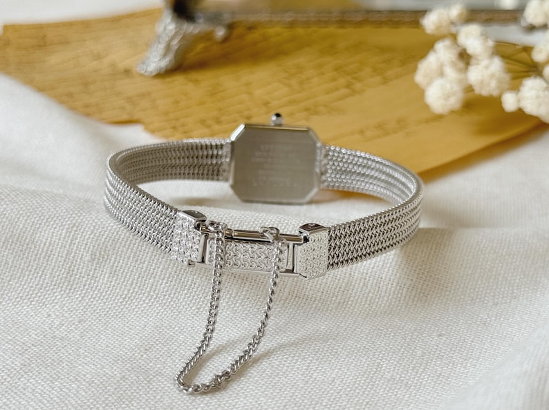 Vintage Citizen Silver Tone Watch, Octagon Case, Quartz Movement - Etsy