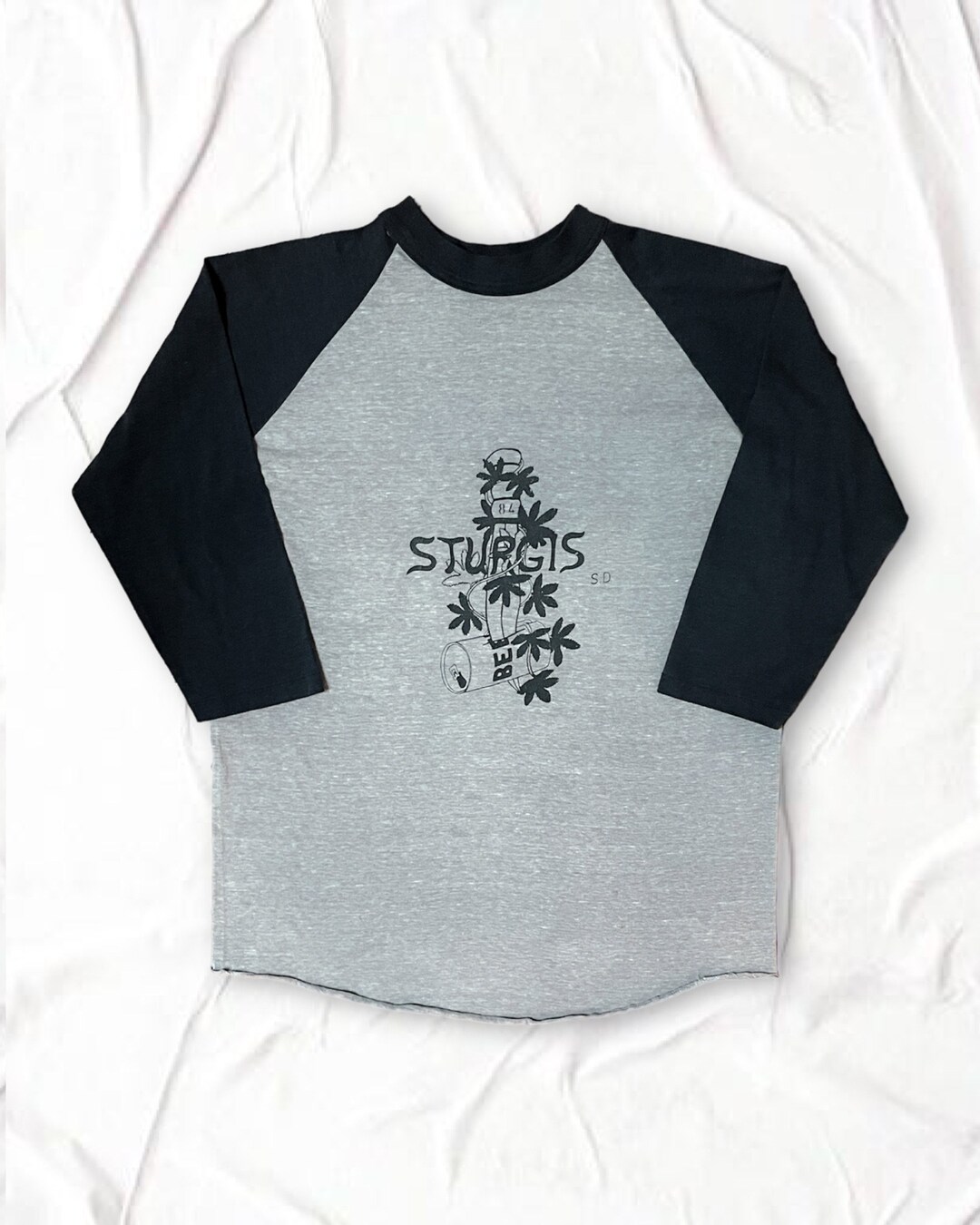 Vintage Sturgis 1984 Tshirt | Beer + Weed Tee Shirt | Motorcycle Rally ...