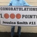 Basketball 1,000 Points Banner - Custom Personalized 1000 Points Banner ...