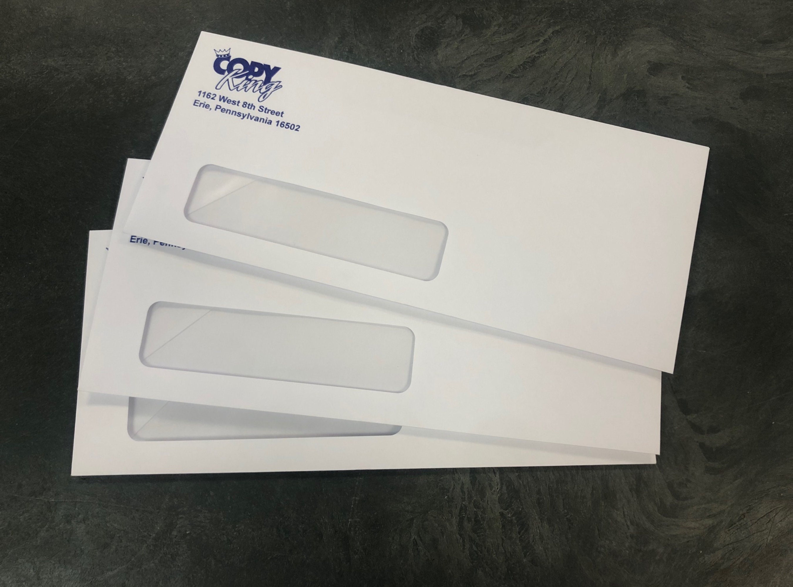 No. 10 Business Envelopes With Window Custom Printed Full Color Peel ...