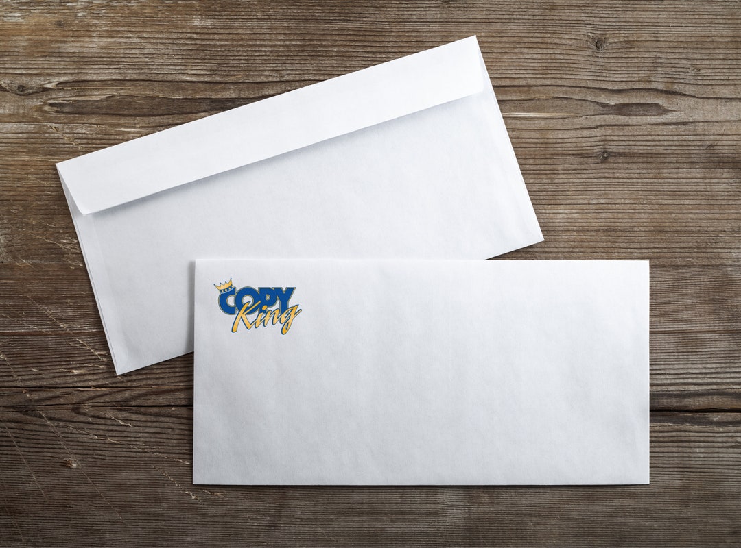 No. 10 Business Envelopes Custom Printed Full Color - Etsy