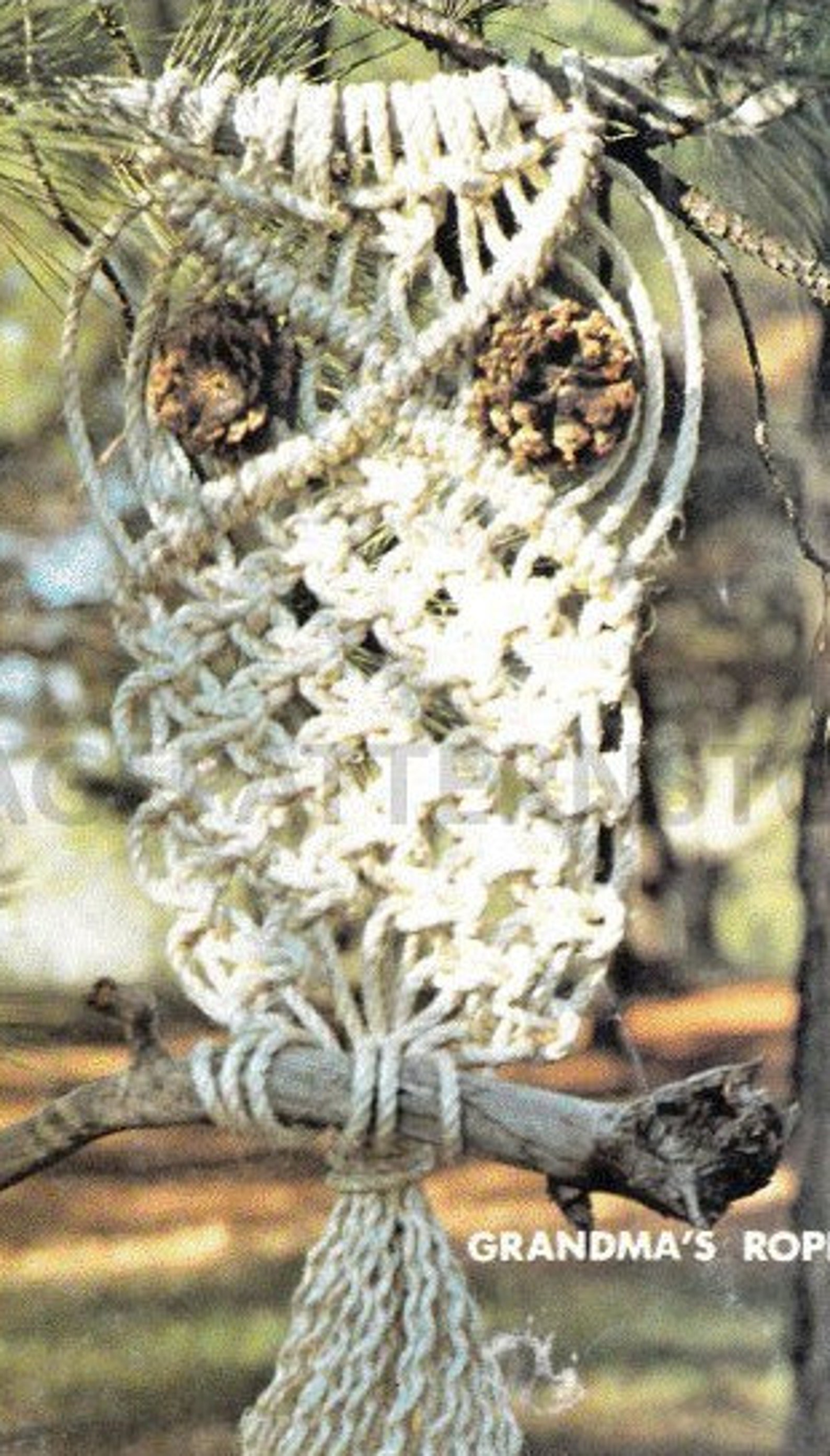 1970s Macrame Owl Pattern, 70s Macrame Wall Art Easy Macrame Owl ...