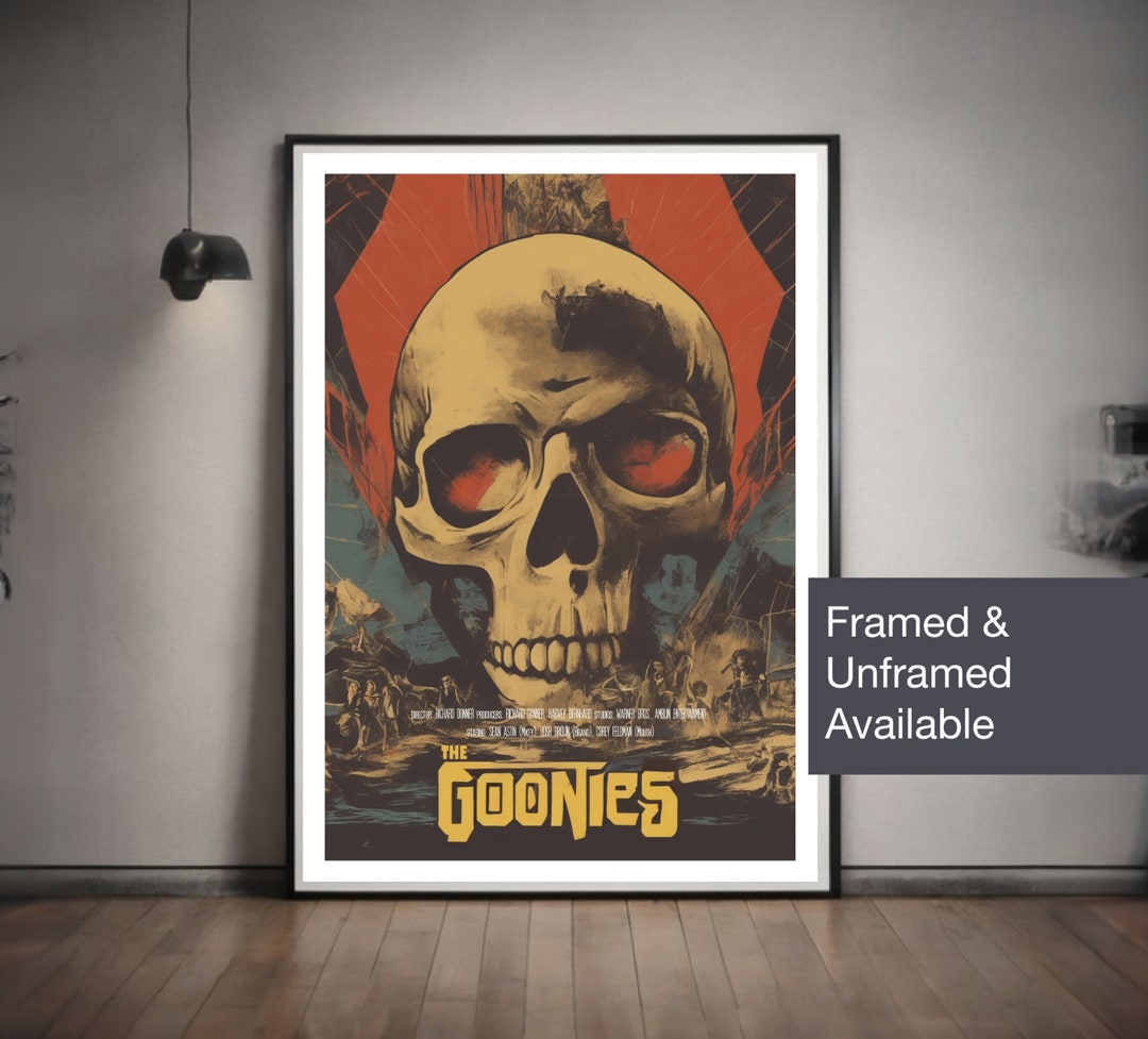 Goonies Poster Retro Horror Movie Poster Extra Large Wall Art - Etsy Australia