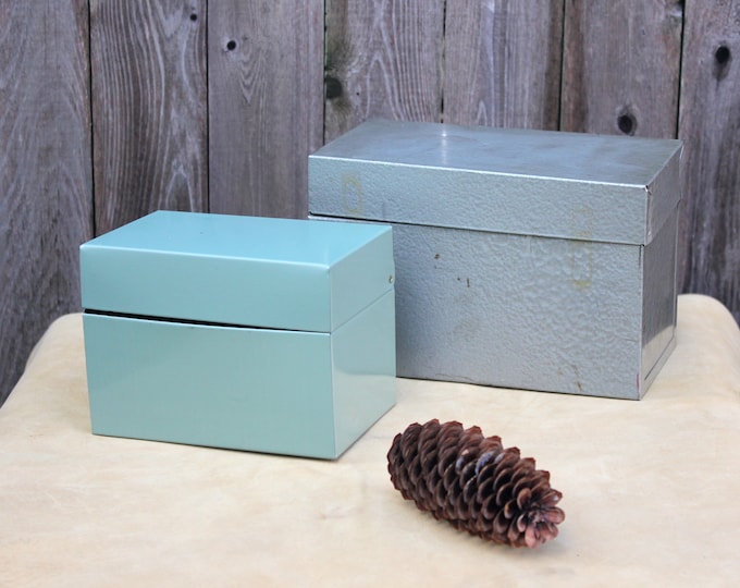 Vintage Metal Storage Box With Key 1950s - Etsy