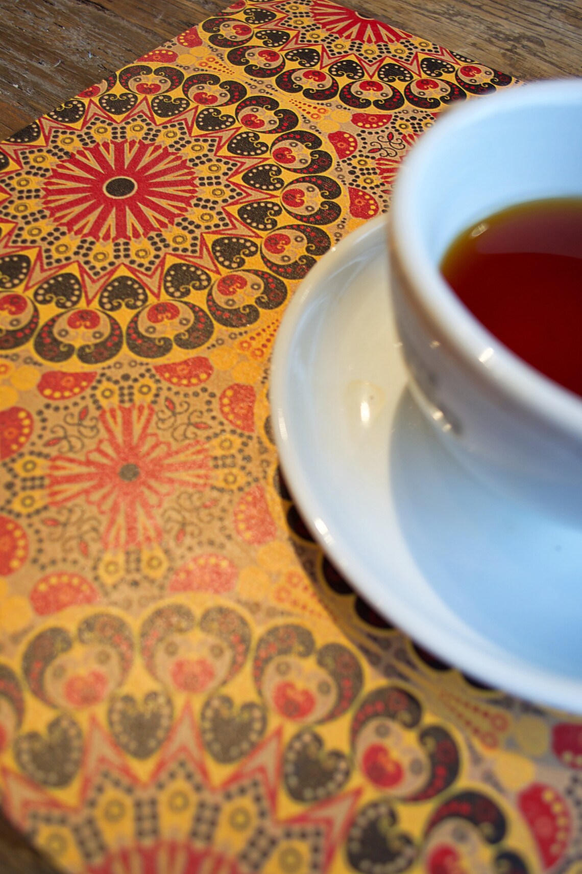 Moroccan Pattern, Arabic, Mosaic, Arabesque Pattern, Wood Placemats ...