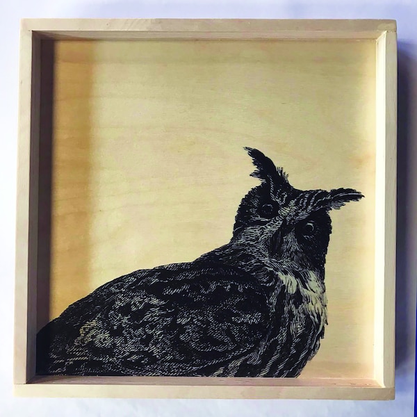 Owl Serving Tray - Etsy