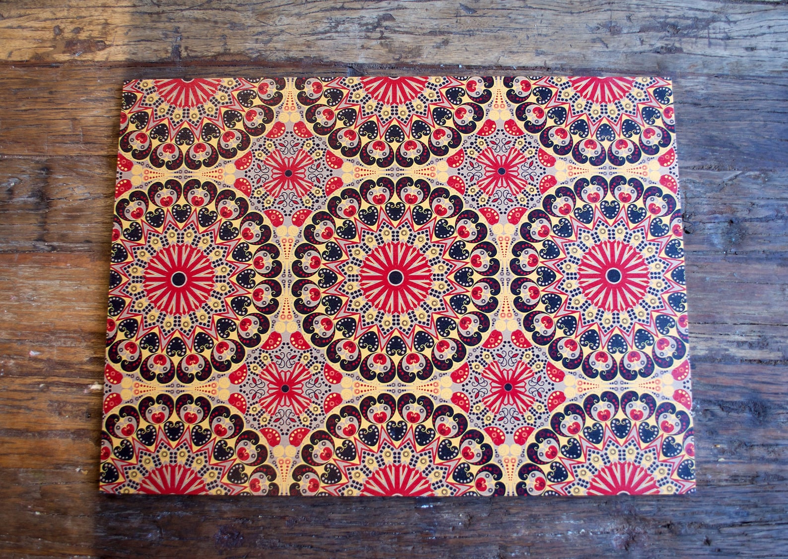 Moroccan Pattern, Arabic, Mosaic, Arabesque Pattern, Wood Placemats ...