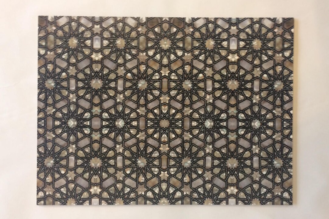 Arabesque Pattern Placemat, Arabian Pattern Print, Pearl Print, Thin ...