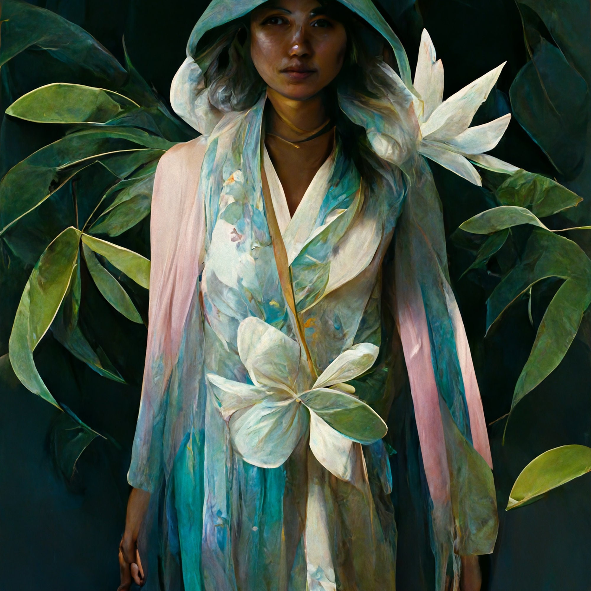 Aboriginal Model Floral Fashion Shoot Digital Download - Etsy