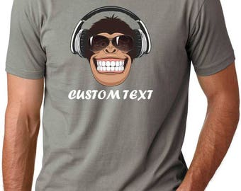 Monkey tshirt | Etsy