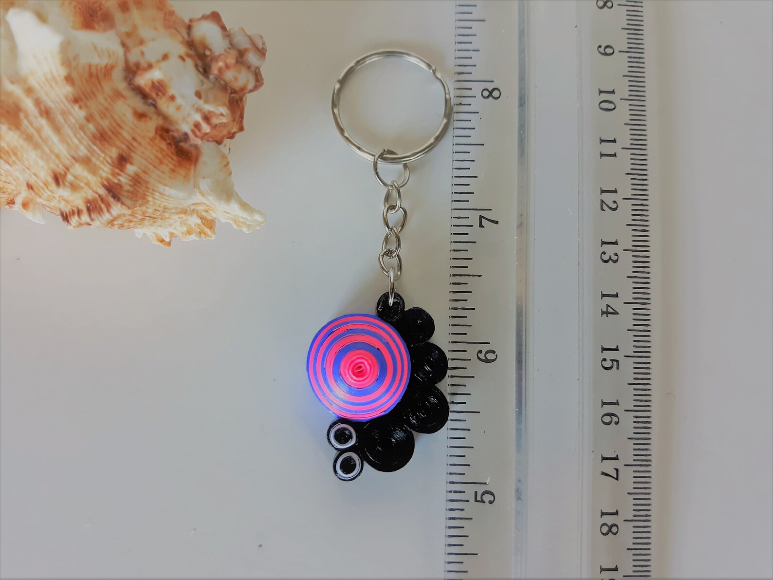 Snail key chain Snail key ring Quilled Snail key chain | Etsy