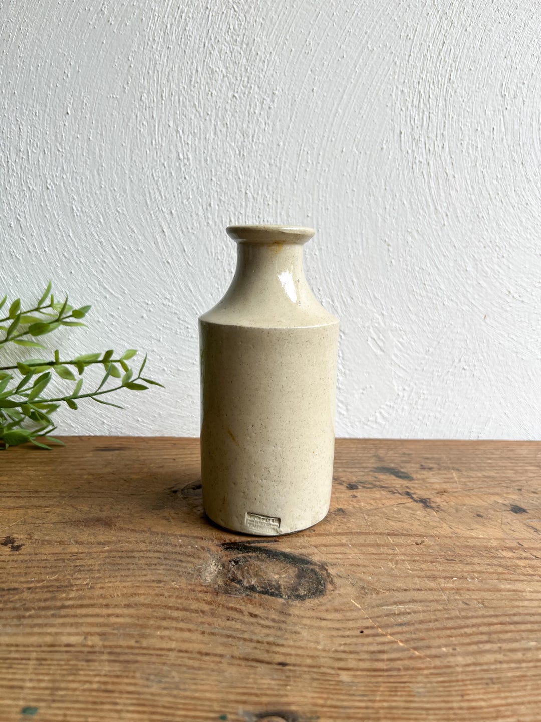 Antique 6'' Stoneware Ink Bottle - Etsy