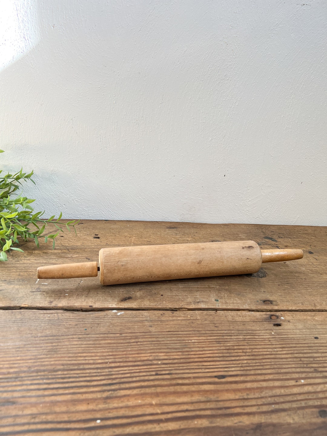 Antique Wood Rolling Pin - Etsy