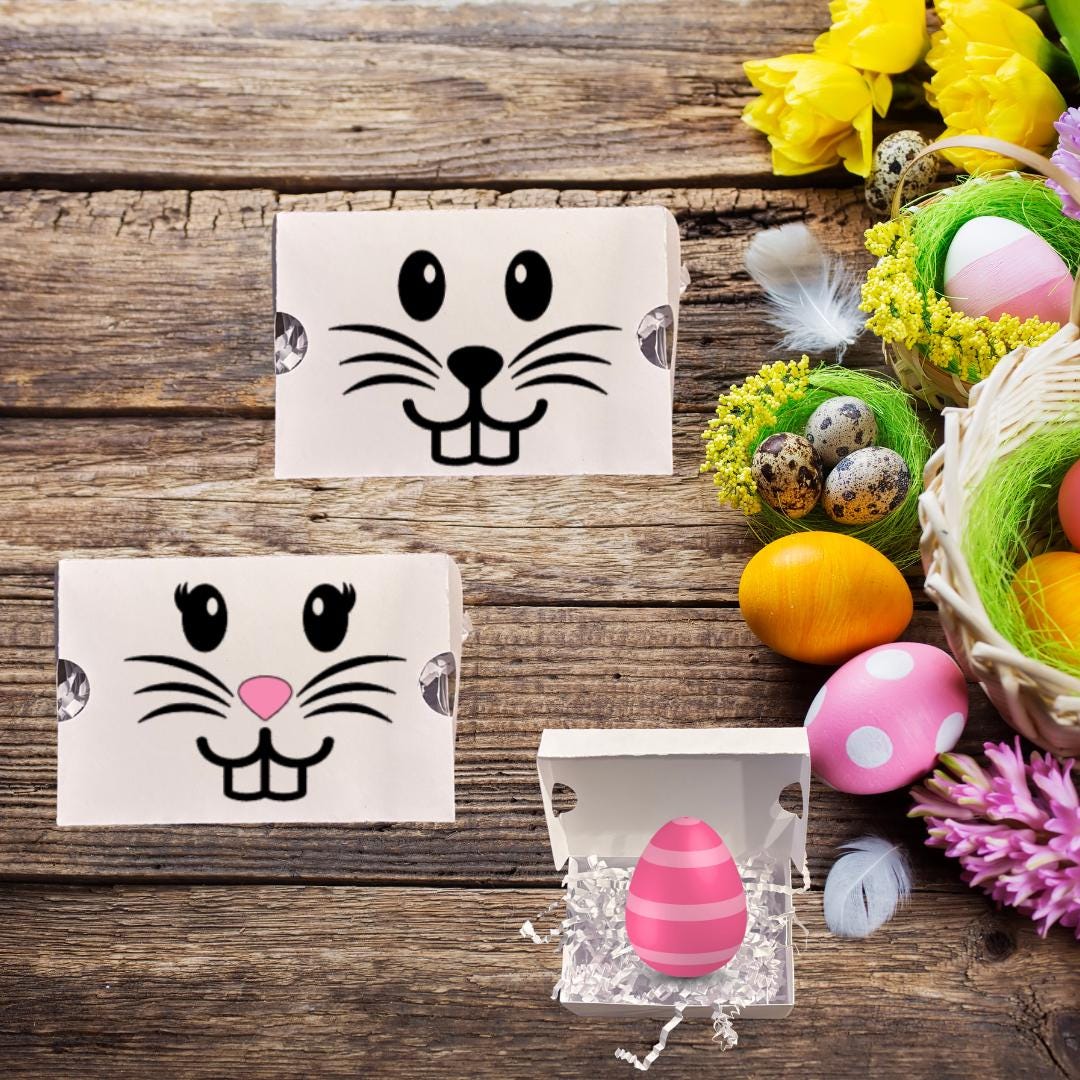 Custom Mini Shoe Box Easter Treat Boxes | Personalized Bunny Favor ...