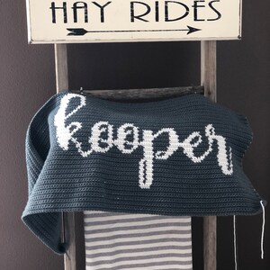 Custom Crocheted Name Blanket - Etsy