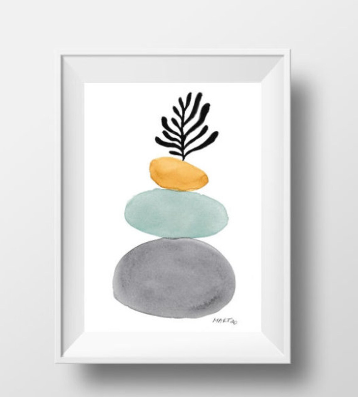Abstract Zen Original Watercolour Painting Original Painting - Etsy Canada
