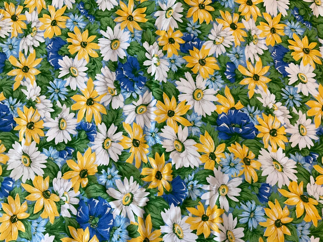 VIP Cranston Bright Floral Fabric. 1 Yd, 12 Lot - Etsy
