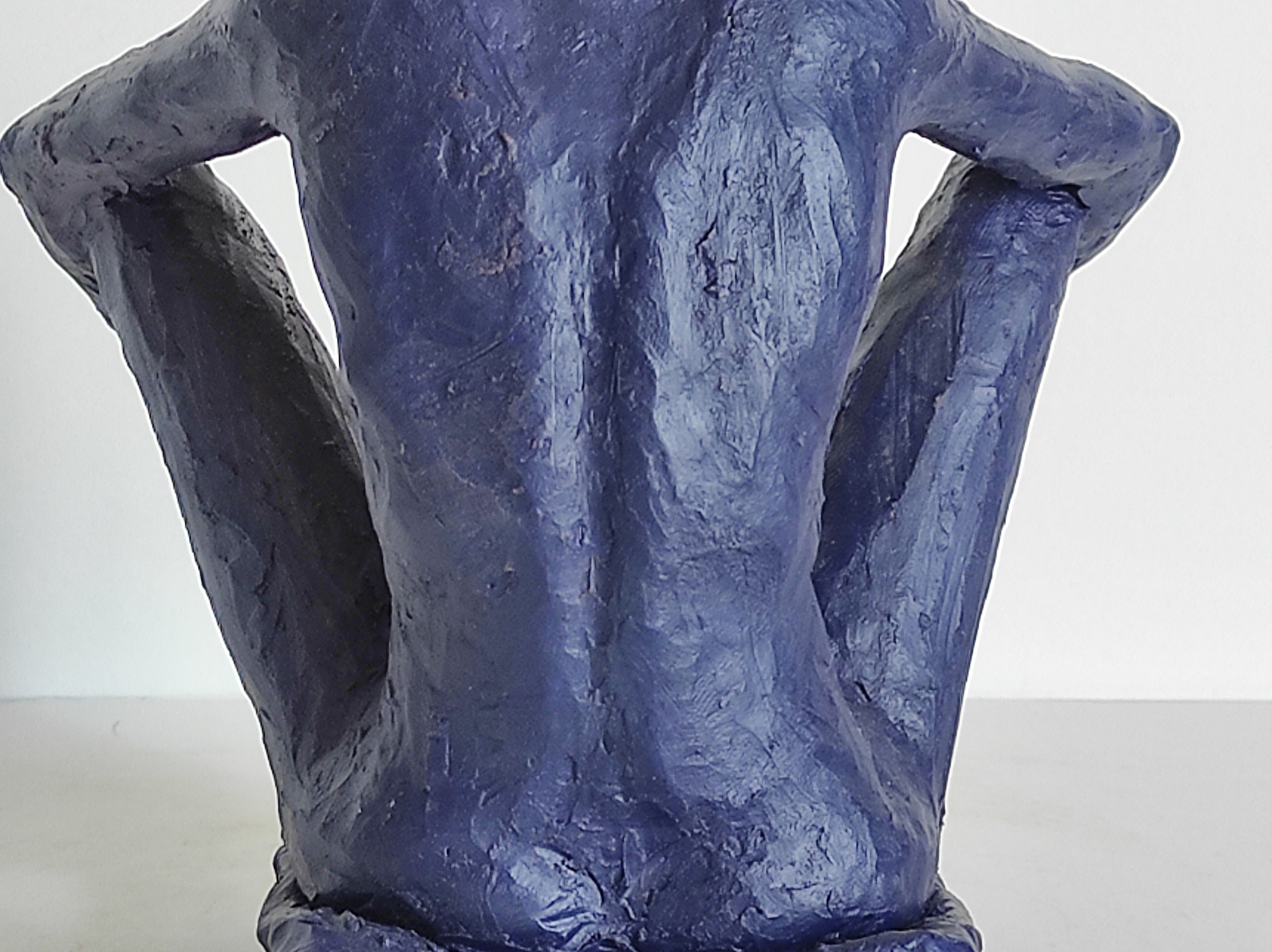 Female Nude, Model Figurine, Original Clay Sculpture, Handmade, Powder ...