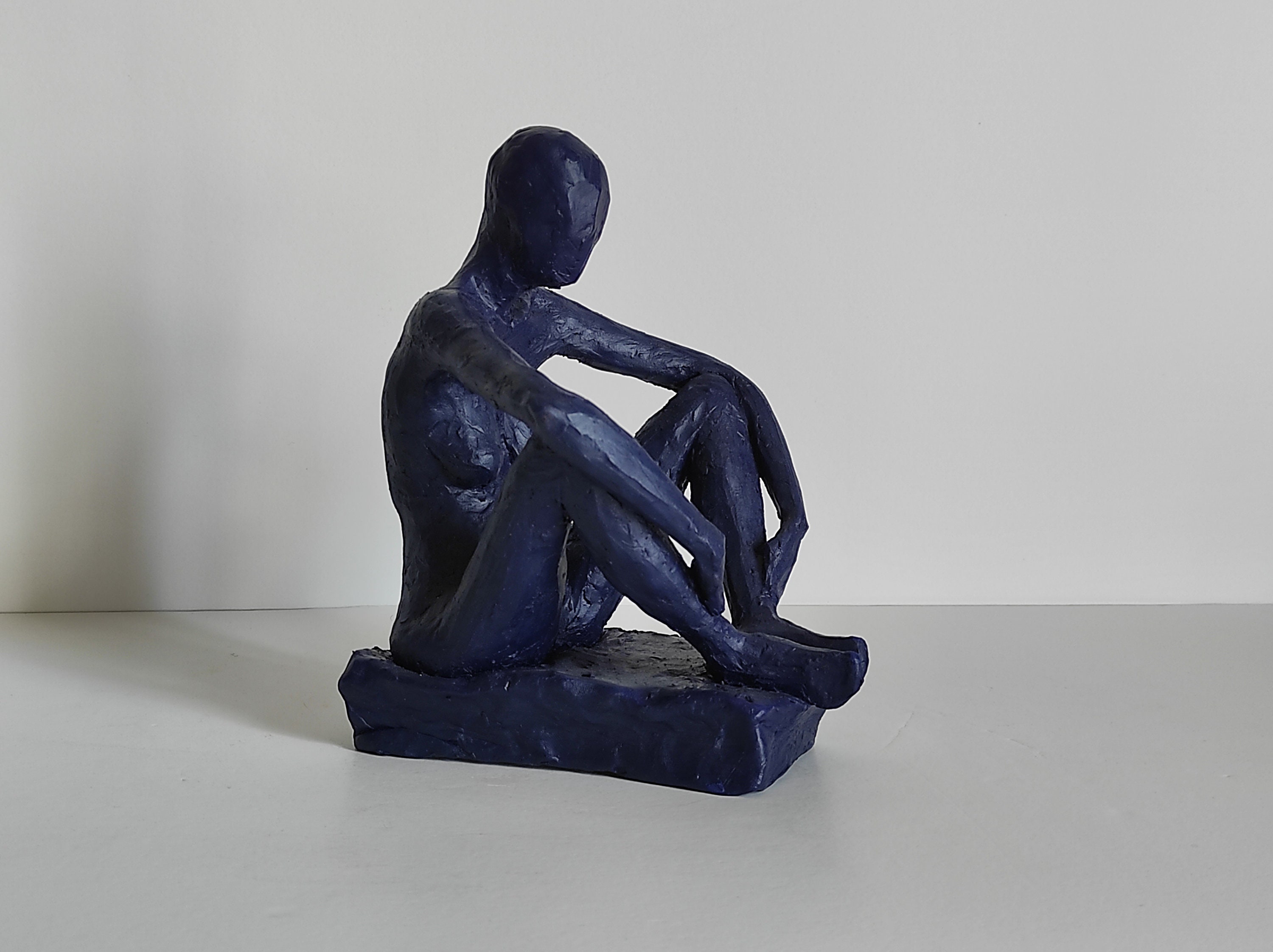 Female Nude, Model Figurine, Original Clay Sculpture, Handmade, Powder ...