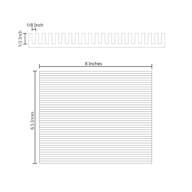 Quilting Desktop Ruler Rack - 20 Slot Ruler Holder Organizer - Made in ...