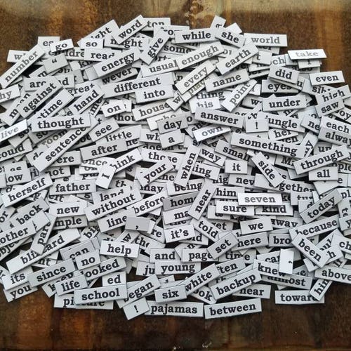Word Magnets: Starter Pack of 350 Pieces - Etsy