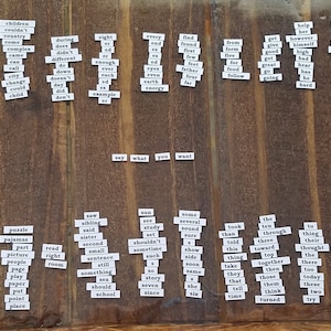 Word Magnets: Starter Pack of 350 Pieces - Etsy