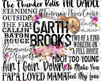 Garth brooks | Etsy