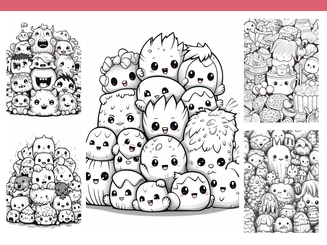 Doodle Pile Coloring Book/60 Coloring Pages to Relax and Unwind, Clear ...