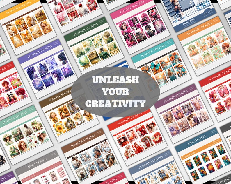 Mega Planner Kit Bundle: 60+ Planner Kits, Personal Use (digital ...