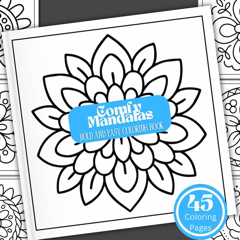 Mini Mandala Colouring - Etsy UK