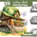 Cabbage Chalet Coloring Book/relax and Unwind/25 Adult Coloring Pages ...