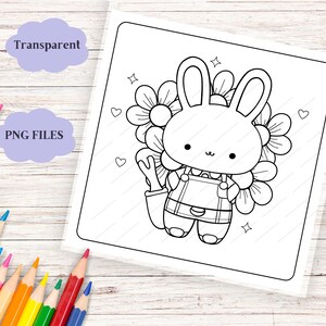 Bold and Easy Cutesy Stuff Coloring Book/15 Coloring Pages/digital ...