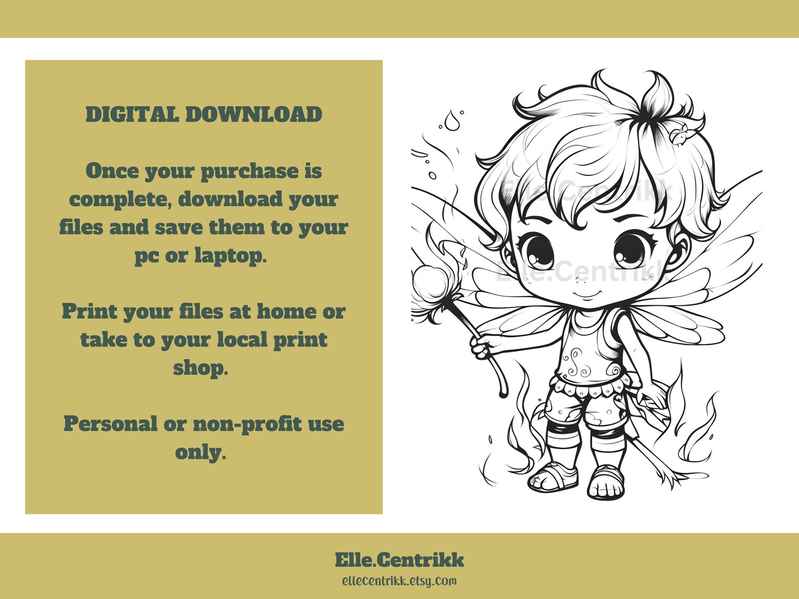 Chibi Nature Magic Coloring Book: A Whimsical Journey of Color and ...