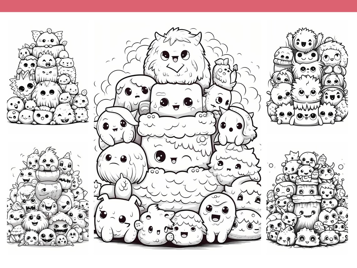 Doodle Pile Coloring Book/60 Coloring Pages to Relax and Unwind, Clear ...