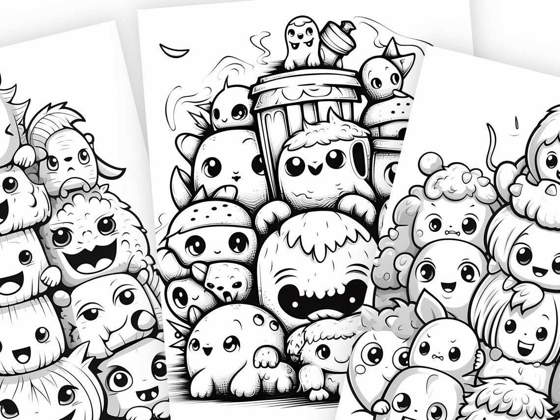 Doodle Pile Coloring Book/60 Coloring Pages to Relax and Unwind, Clear ...