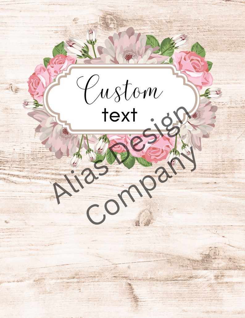Editable CANVA TEMPLATE 14 Shabby Chic Binder Covers White Barnwood ...
