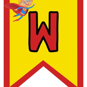 Printable Superhero Kids Theme Classroom Welcome Banner Editable - Etsy