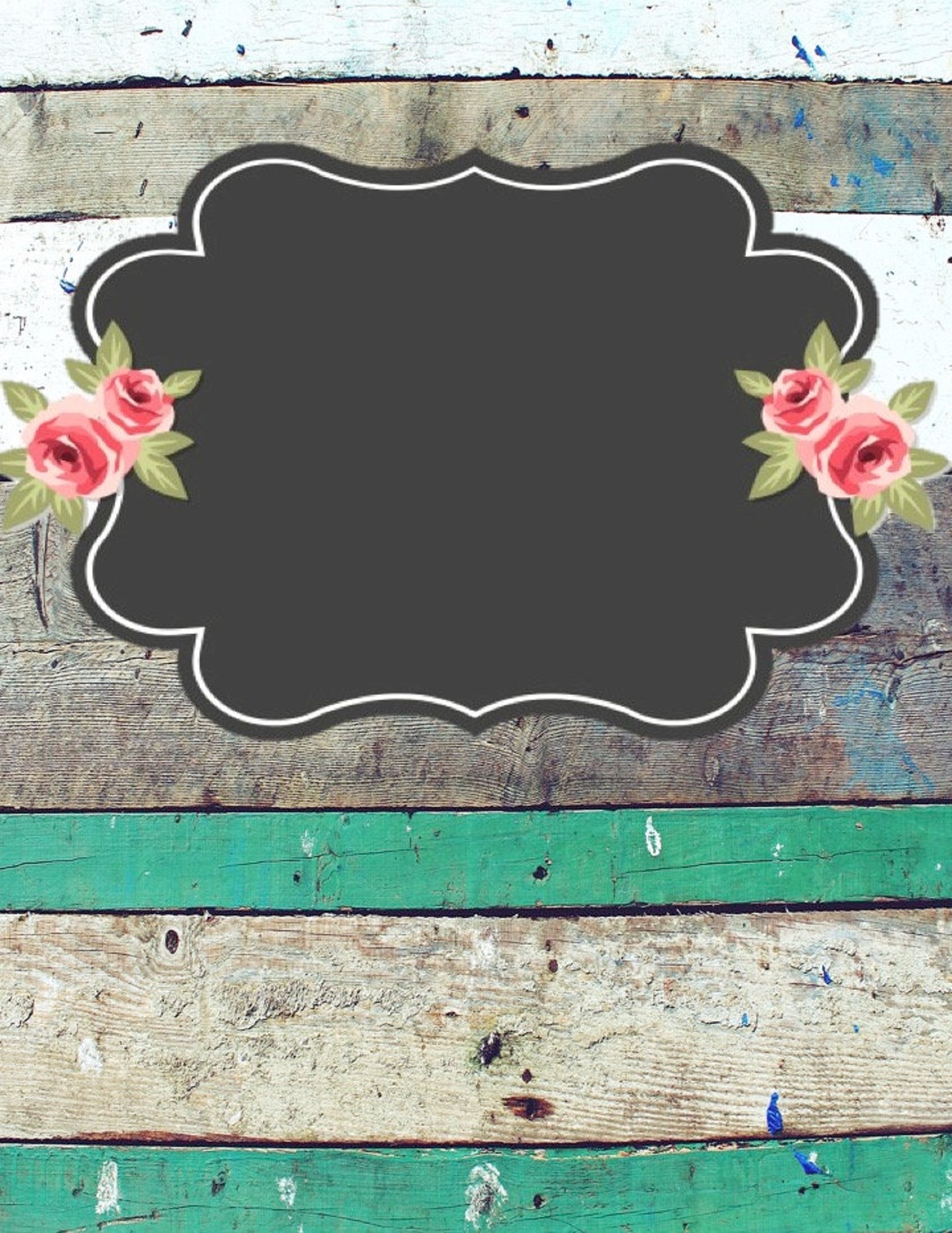14 Editable Binder Covers (shabby Chic) - Etsy