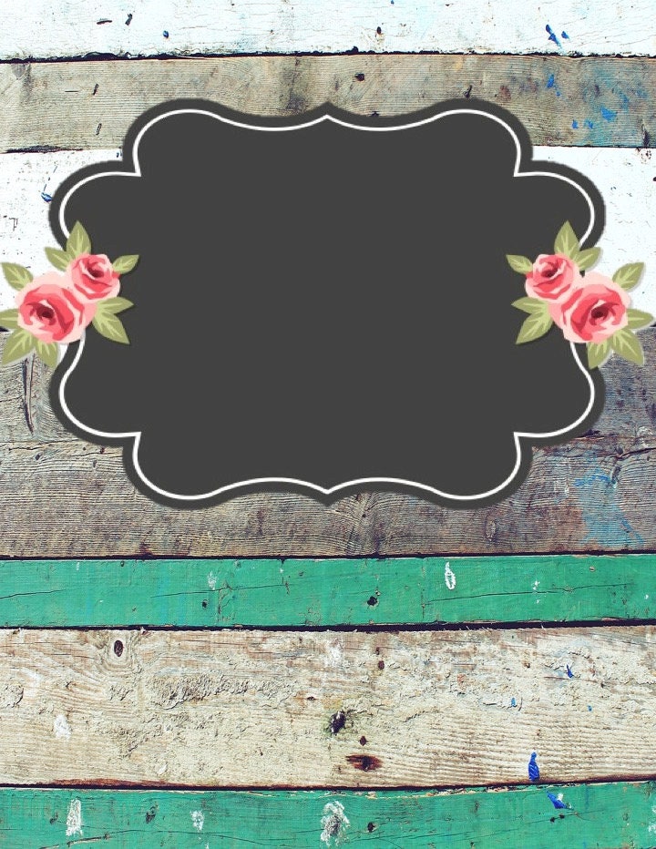 14 Editable Binder Covers (shabby Chic) - Etsy