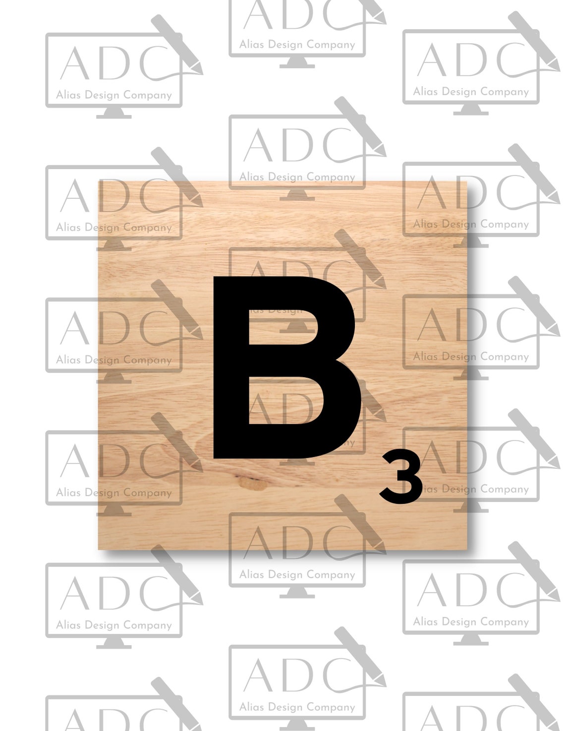 SCRABBLE Wood Alphabet, Printable Pdf, Scrabble Tiles, Scrabble Game ...