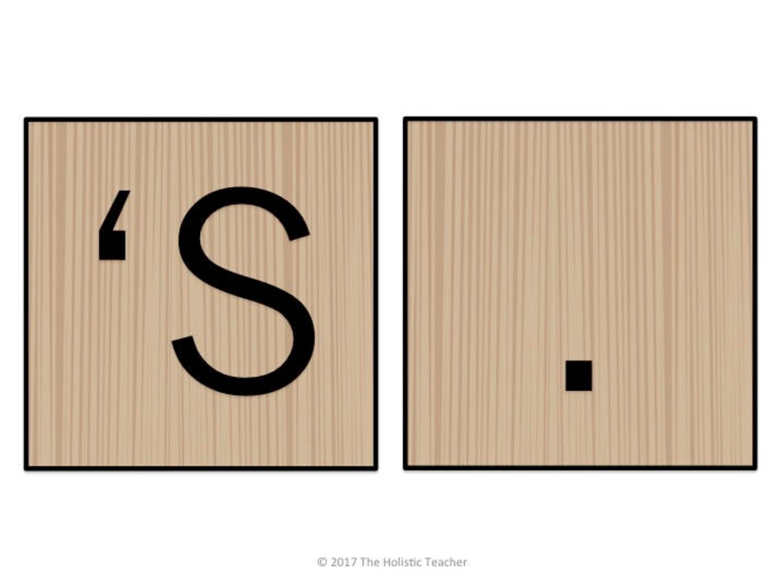 SCRABBLE Wood Alphabet Printable Pdf Scrabble Tiles - Etsy