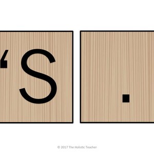 SCRABBLE Wood Alphabet Printable Pdf Scrabble Tiles | Etsy