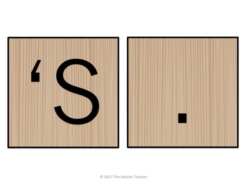SCRABBLE Wood Alphabet Printable Pdf Scrabble Tiles - Etsy