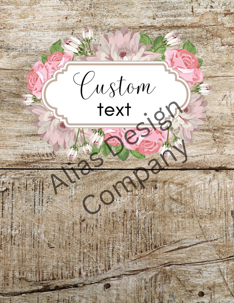 Editable CANVA TEMPLATE 14 Shabby Chic Binder Covers White Barnwood ...