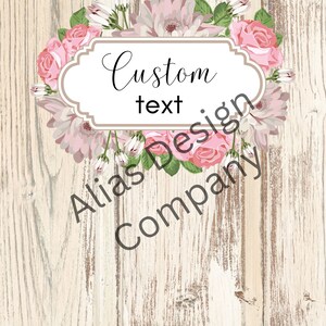 Editable CANVA TEMPLATE 14 Shabby Chic Binder Covers White Barnwood ...