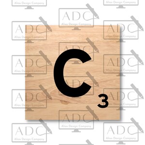 SCRABBLE Wood Alphabet, Printable Pdf, Scrabble Tiles, Scrabble Game ...