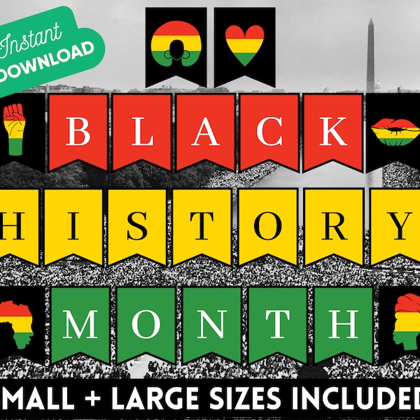 Black History Banners - Etsy