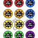 Printable Happy Birthday Superhero Cupcake Toppers, Superhero Party ...
